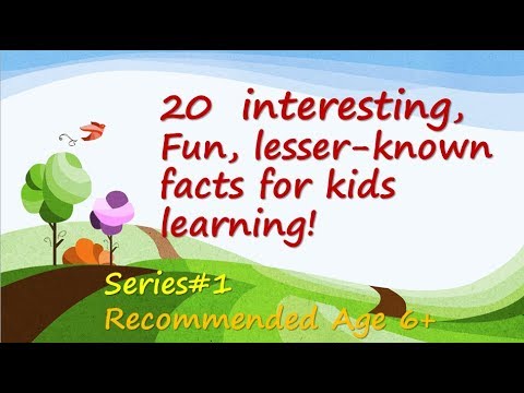 Interesting Facts for Kids | Amazing scientific Facts for children ...