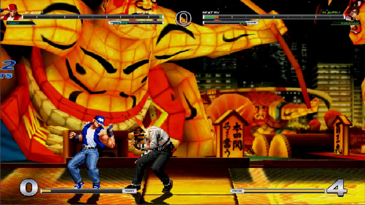 MugenKOF :Terry & Another Ryo VS Kyo Kusanagi - YouTube