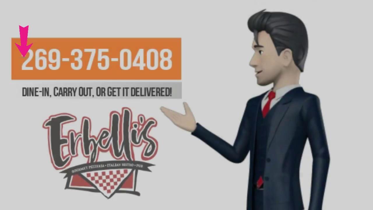 Erbellis Gourmet Pizza and Pub Kalamazoo Free Erbbie Bread - YouTube