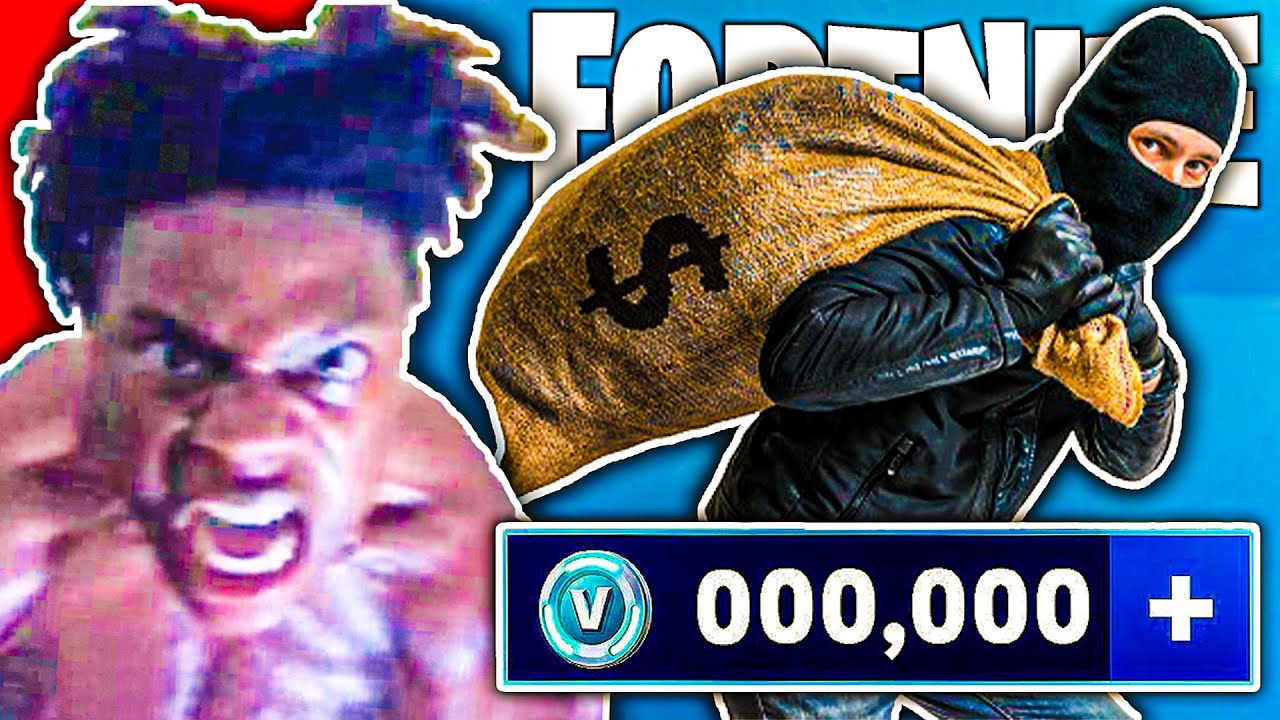 IShowSpeed RAGES After His V-BUCKS Get ROBBED - YouTube