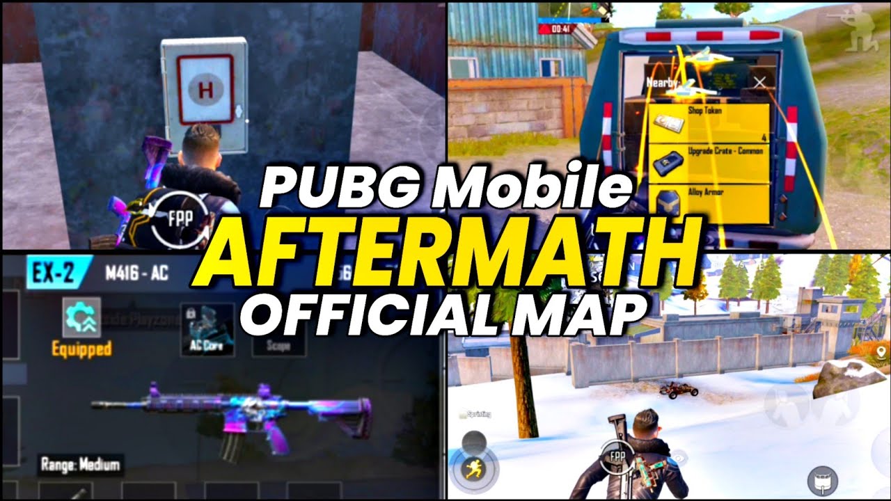 All New Feature Official ( AFTERMATH Map ) - PUBG Mobile - YouTube