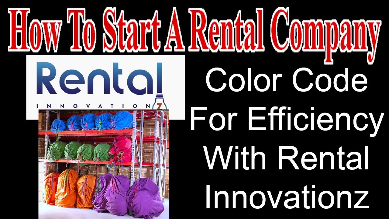 Color Coded For Efficiency With Rental Innovationz - Start A Party ...