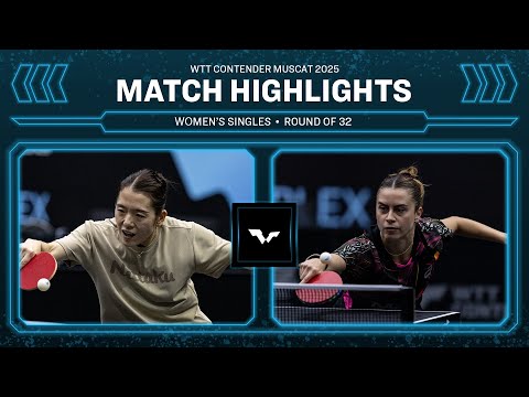 Minhyung Jee vs Bruna Takahashi | WS R32 | WTT Contender Muscat 2025