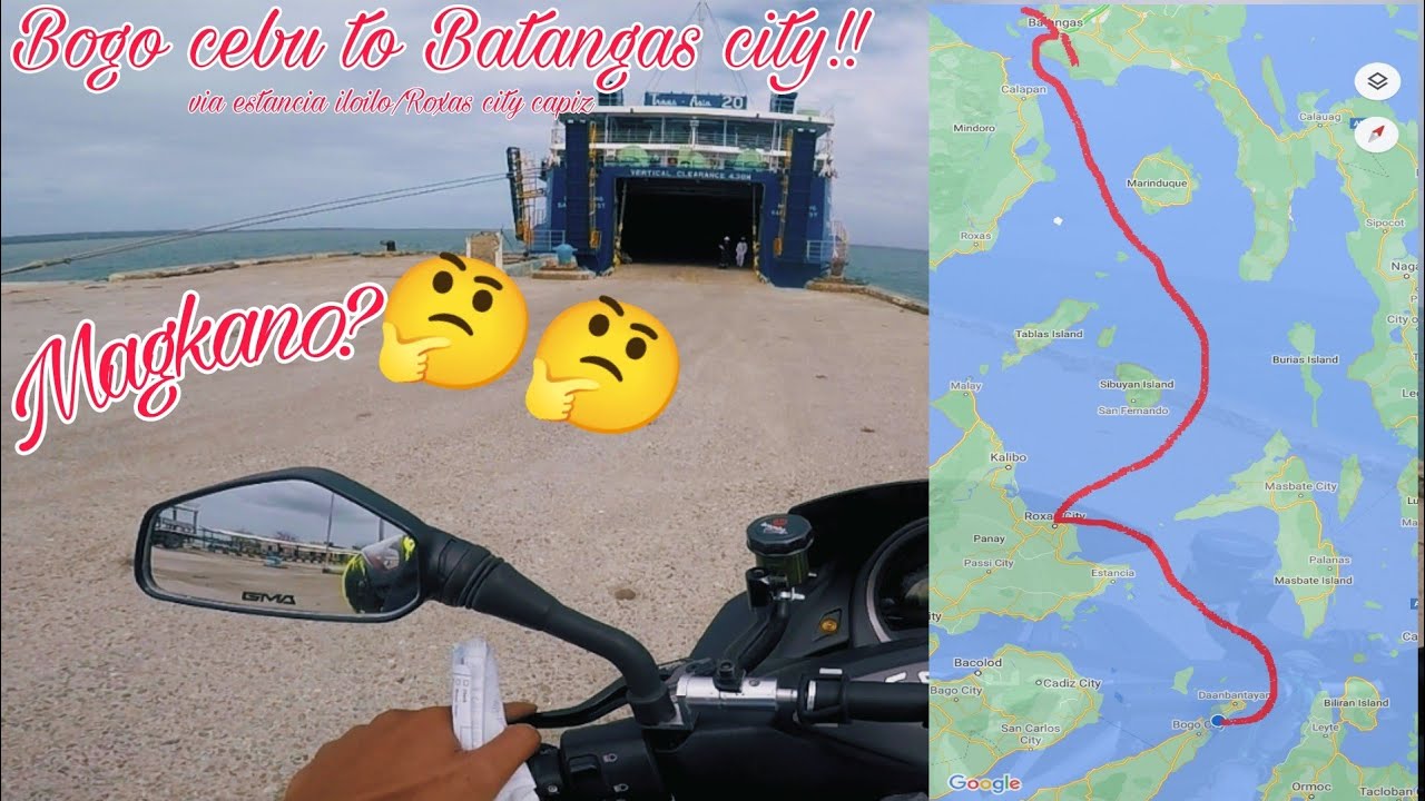 Bogo Cebu to Batangas City - YouTube