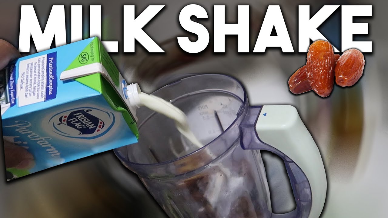 BIKIN MILKSHAKE PAKE KURMA !! - YouTube