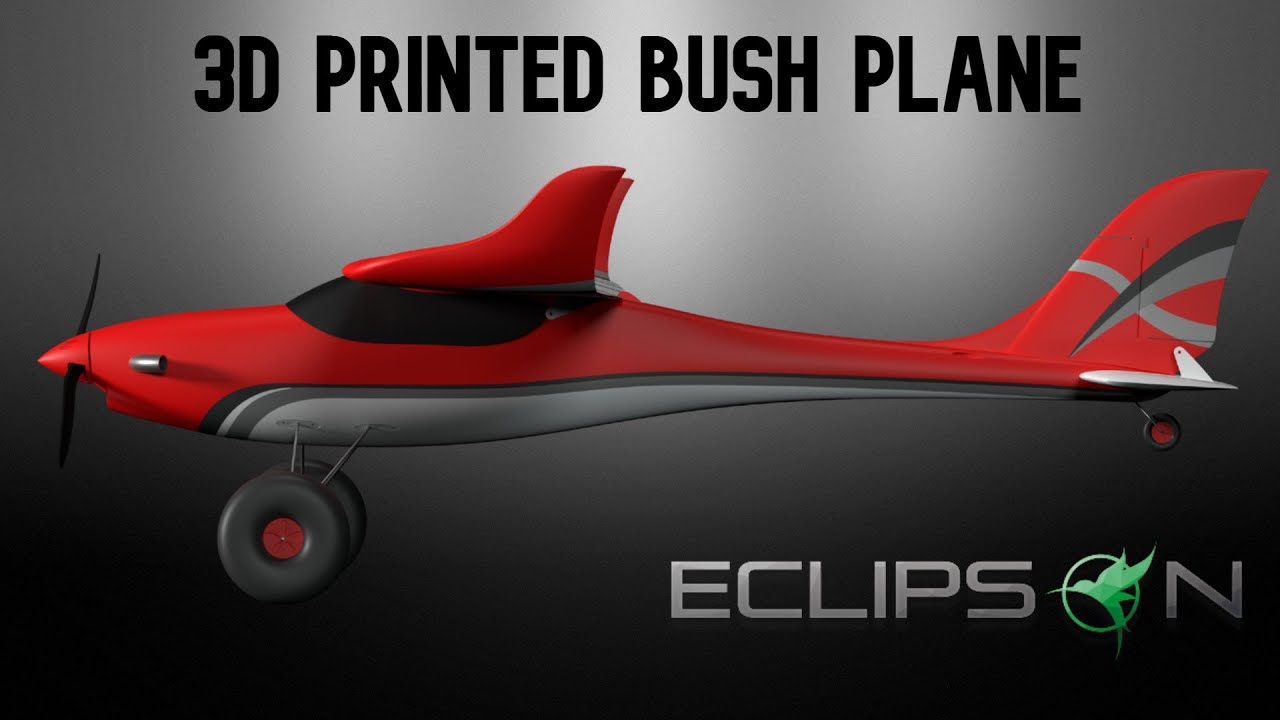 Eclipson model C - 3D printed RC bush plane - YouTube