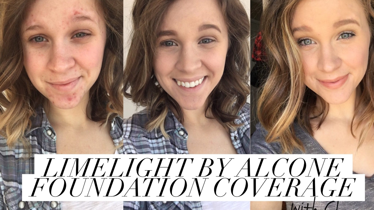 Limelight by Alcone Foundation Coverage on Acne Prone/Red Skin - YouTube