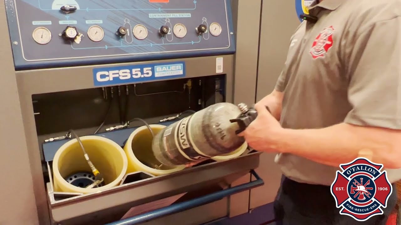 Learn How Firefighters Refill Their Air Tanks - YouTube