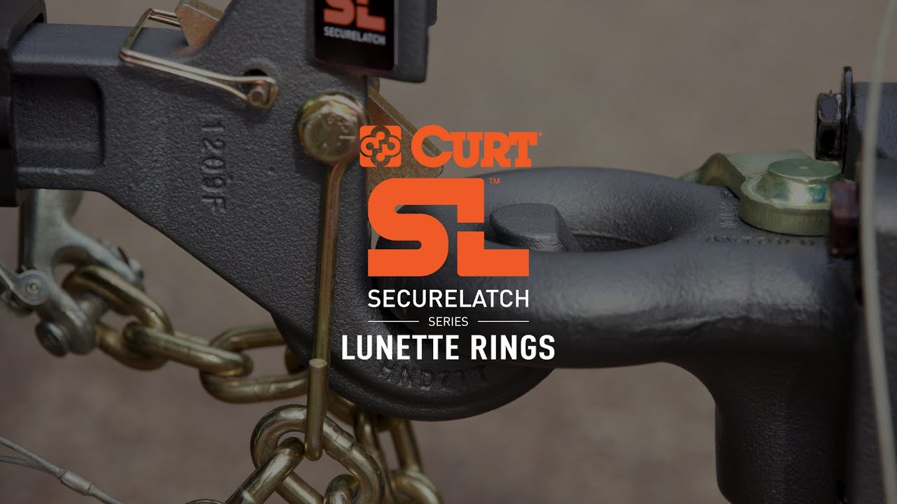 SecureLatch™ Lunette Rings Built in Trailer Security - YouTube