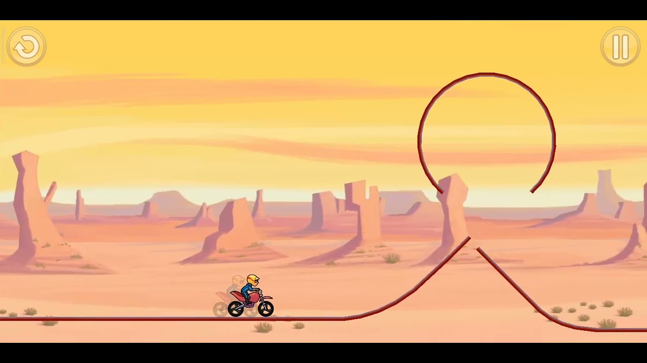 Bike race desert level 2 with 3 stars - YouTube