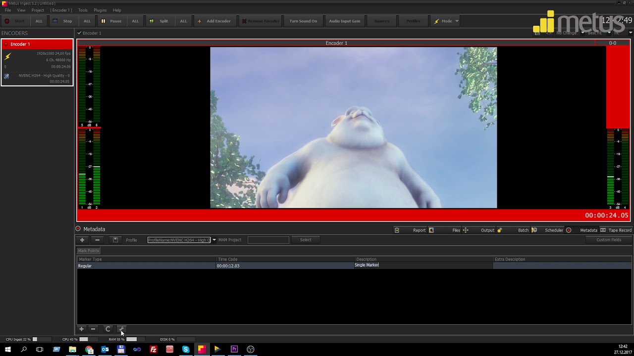 How-to: Capture & Tag with Metus INGEST and Edit on Adobe Premiere ...