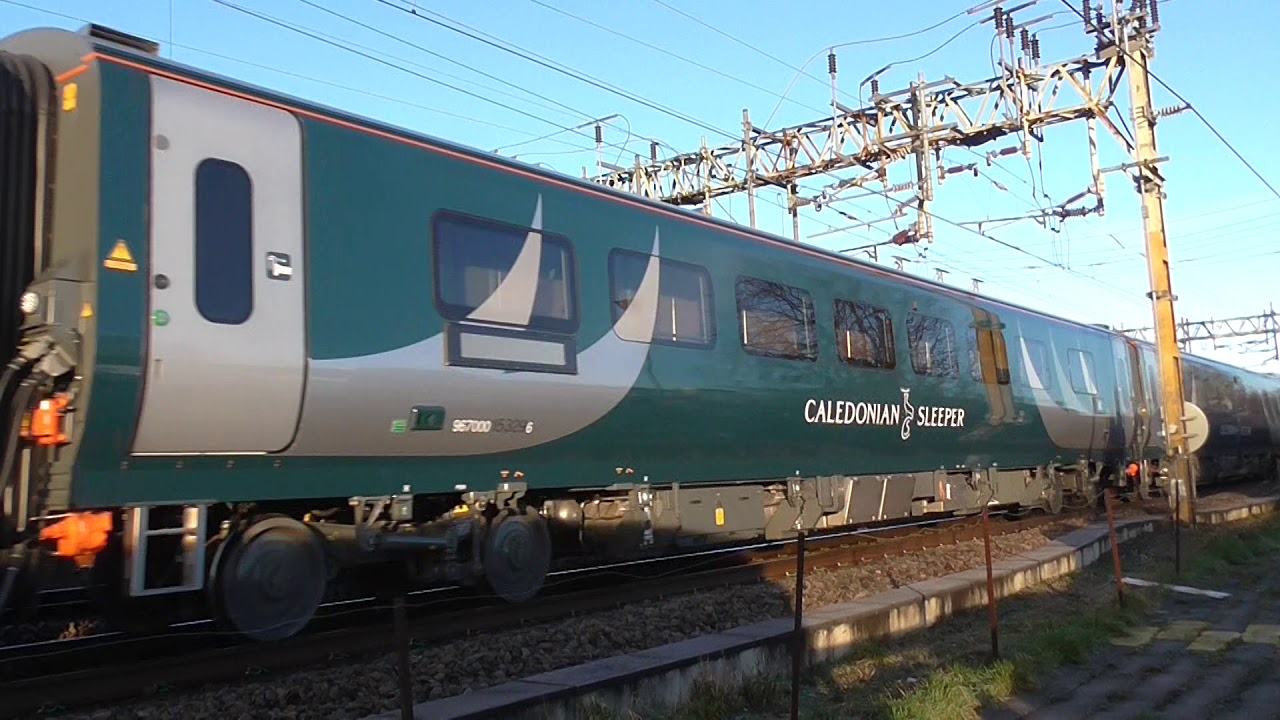 GBRf/CS 92023 on new Caledonian Sleeper Mk5 coaches on test - 22nd ...