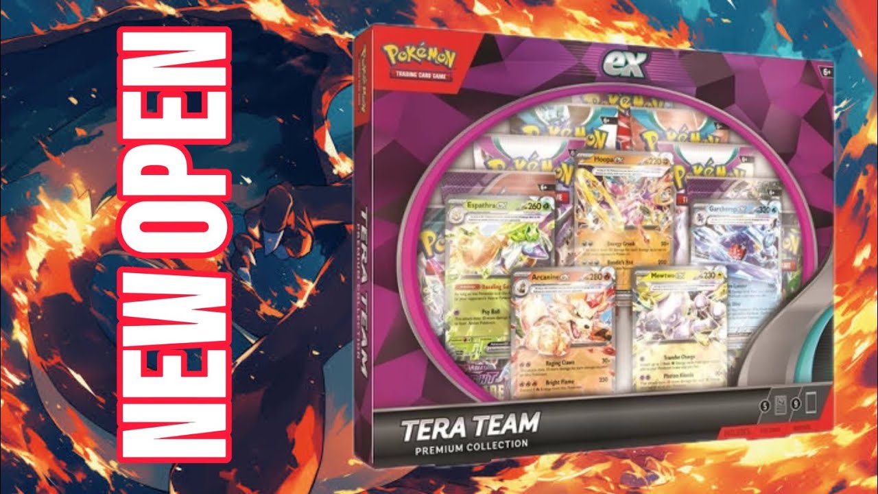 Apertura Tera Team PREMIUM COLLECTION | POKEMON TCG - YouTube