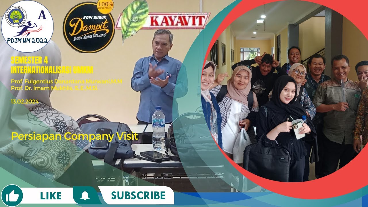 Persiapan Company Visit ke UMKM Kayavit dan Kopi Dampit ...