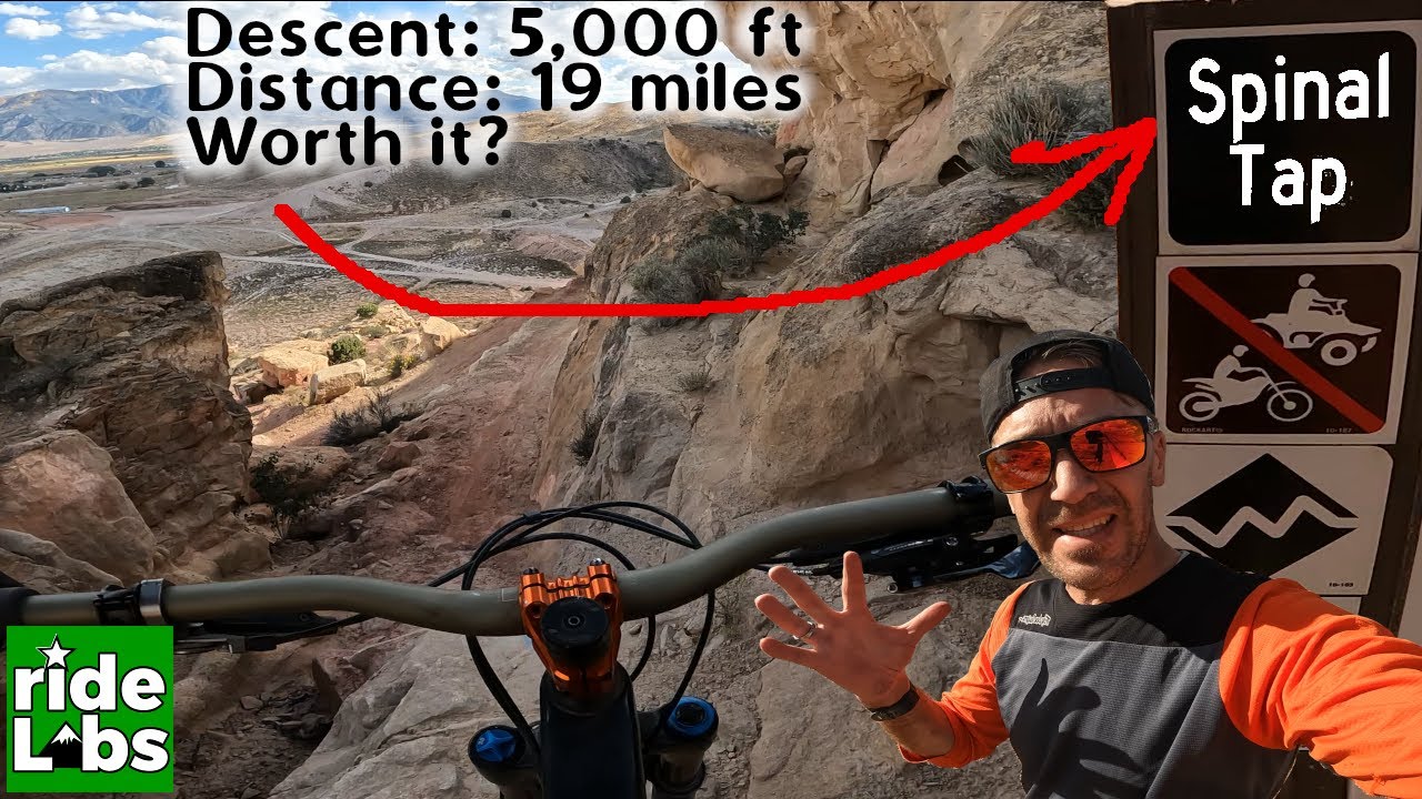 Full Spinal Tap Trail, 19 miles and 5k feet drop (Upper Spinal tap and ...