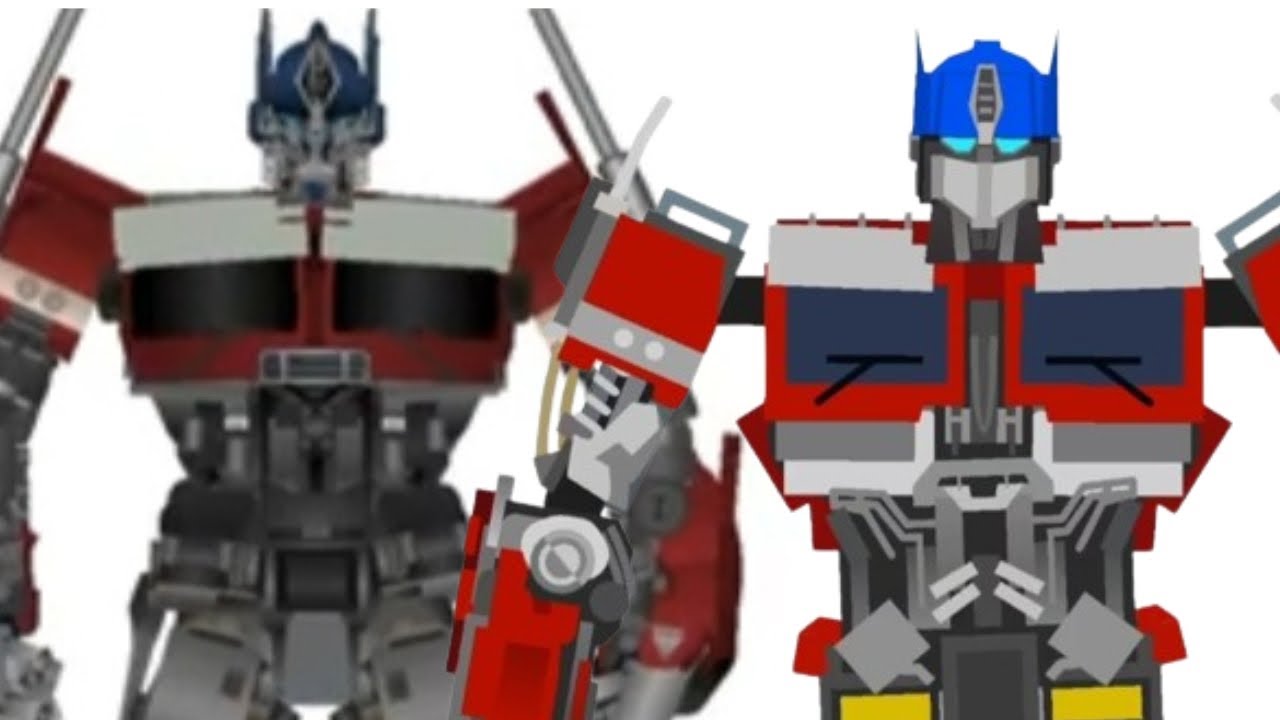 ROTB Optimua Prime Animation Transformers - Stick Nodes - YouTube