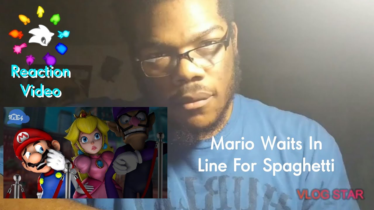 (Impatient Mario...) SMG4: Mario Waits In Line For Spaghetti (Reaction ...