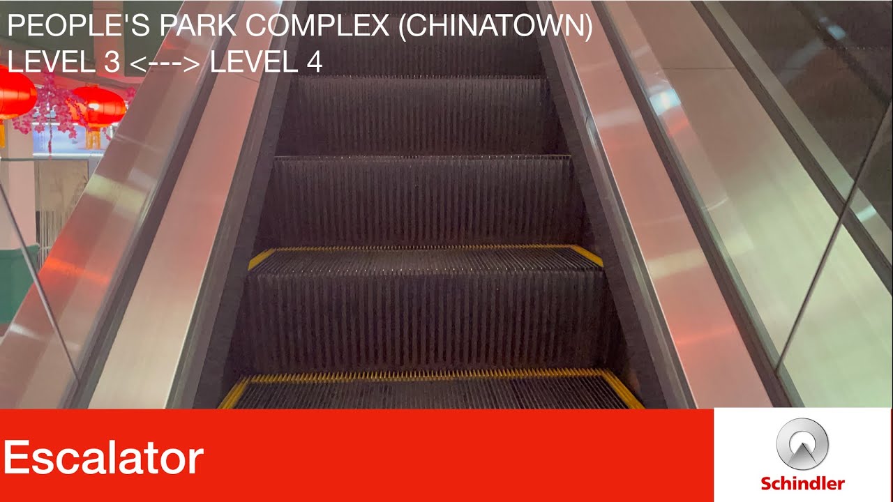 People's Park Complex || Schindler Escalator (to Level 4) 🇸🇬 - YouTube