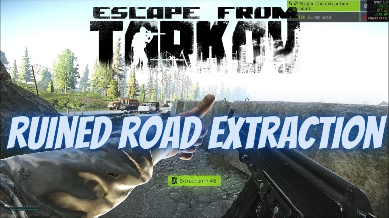 Ruined Road Extraction Shoreline Scav - Escape From Tarkov - YouTube