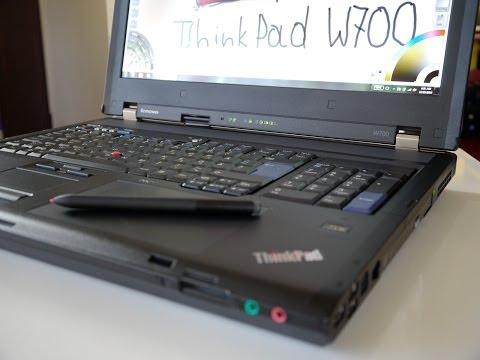 Thinkpad W700 with Digitizer: Design, LCD, Super Pi