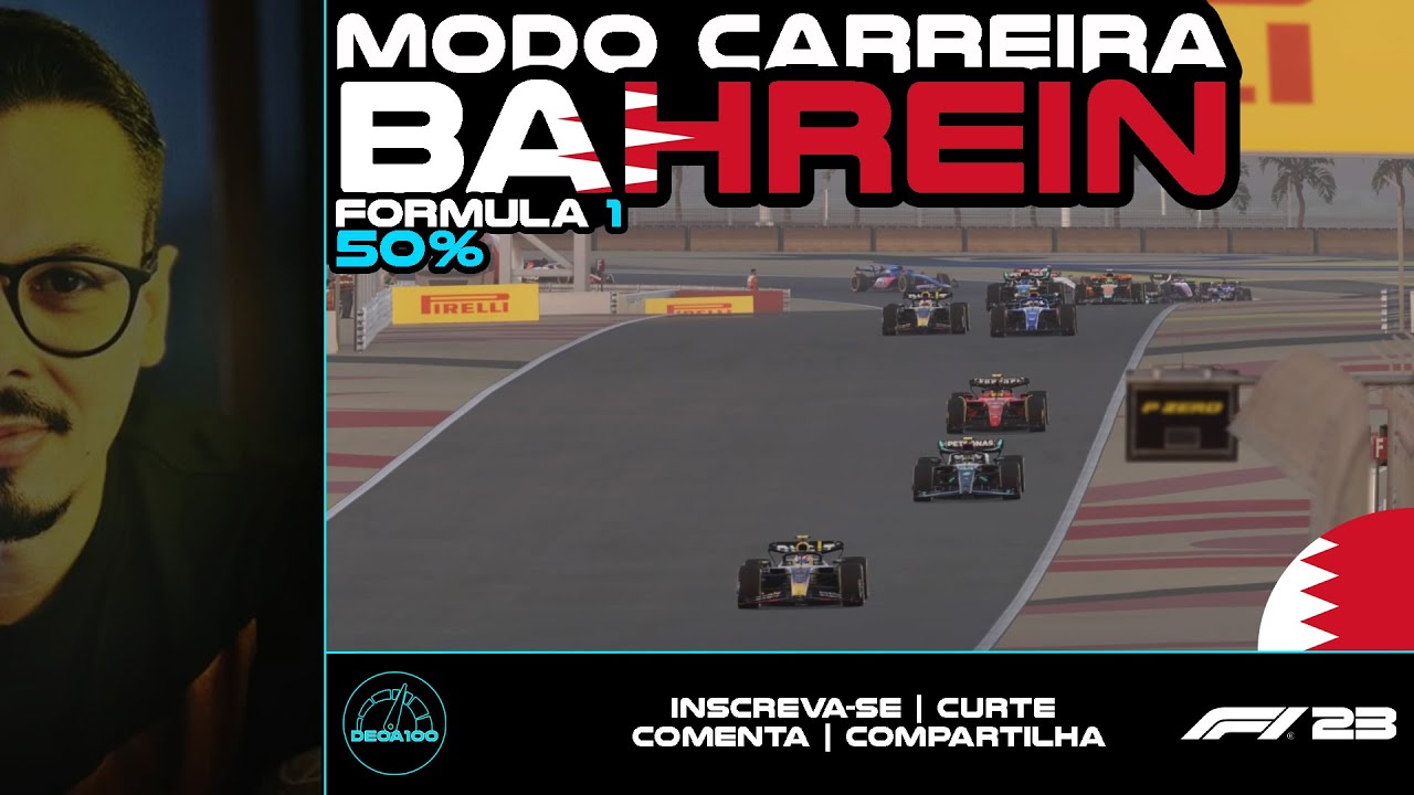 F1 23 - Modo Carreira #15 A ESTRÉIA NA FÓRMULA 1 COM EMOÇÃO ATÉ A LINHA ...