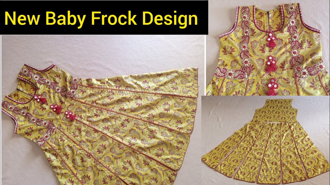 New Frock Design 2024 Cutting and Stitching || Frock Cutting and ...