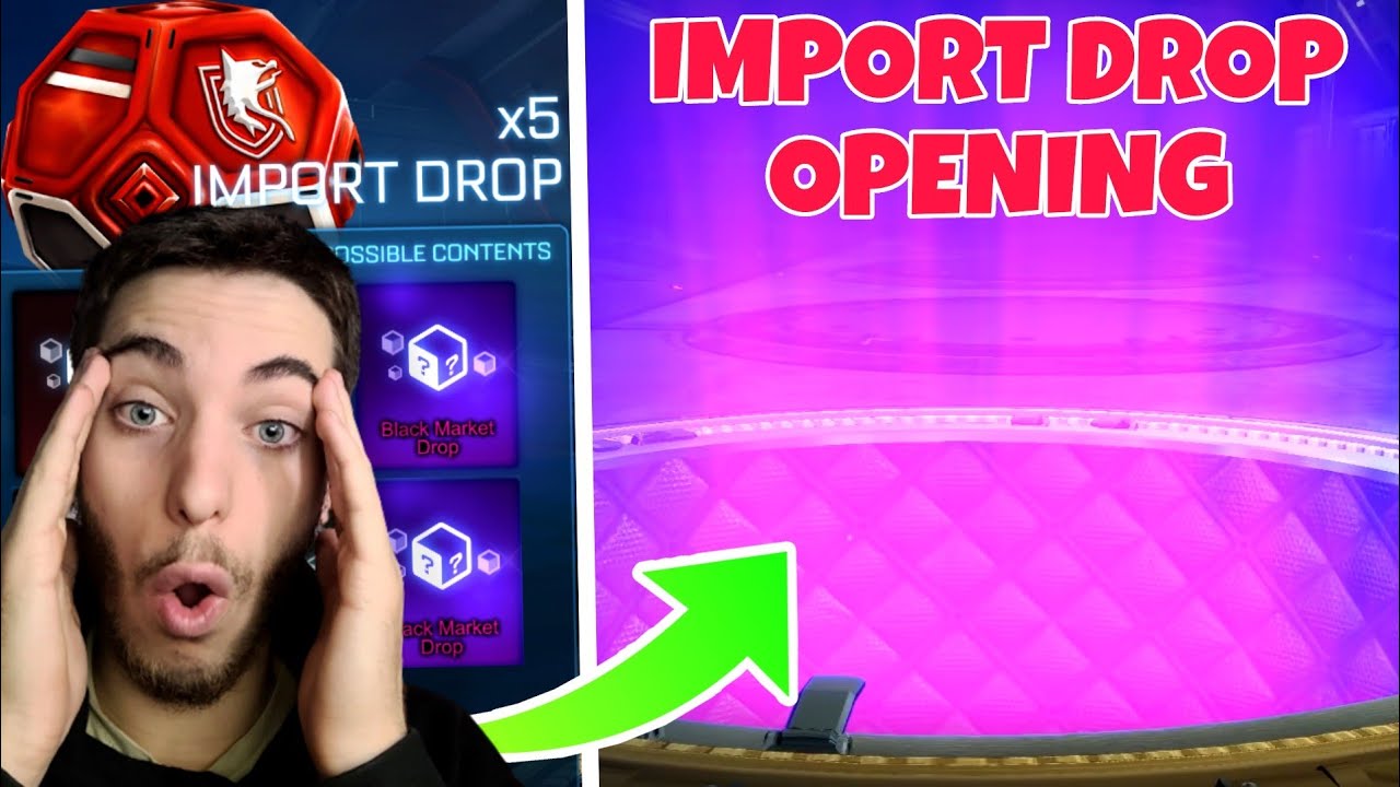 ROCKET LEAGUE IMPORT DROP OPENING ON A FANS ACCOUNT - YouTube