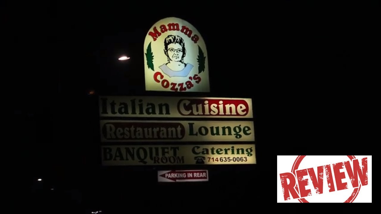 Mama Cozza's Restaurant Anaheim CA Review - YouTube