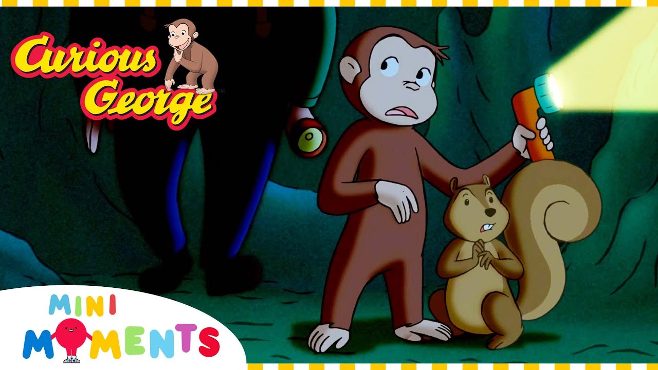 George is Scared of the Dark 💡 | Curious George | Compilation | Mini ...