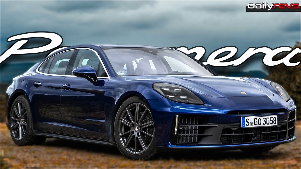 Porsche Panamera 4 | Gentian Blue | Exhaust Sound 🔥 | Driving & Design ...