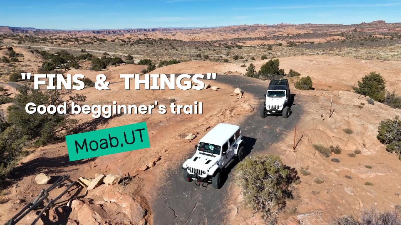 Fins and things- Easy trail in Moab - YouTube