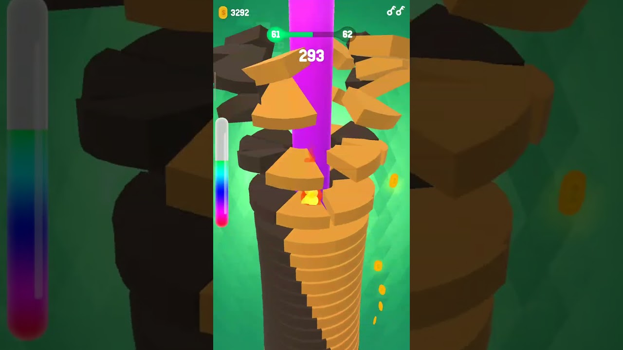 Drop stack ball game - YouTube