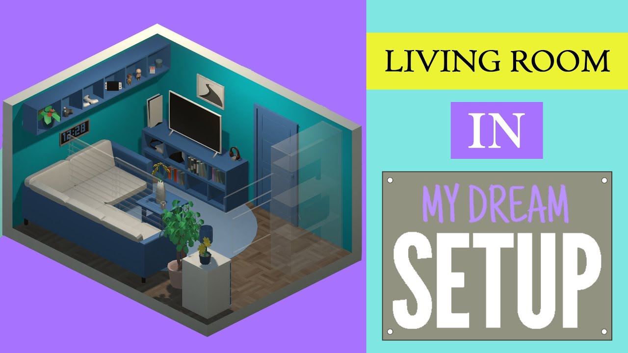 LIVING ROOM in My Dream Setup - YouTube