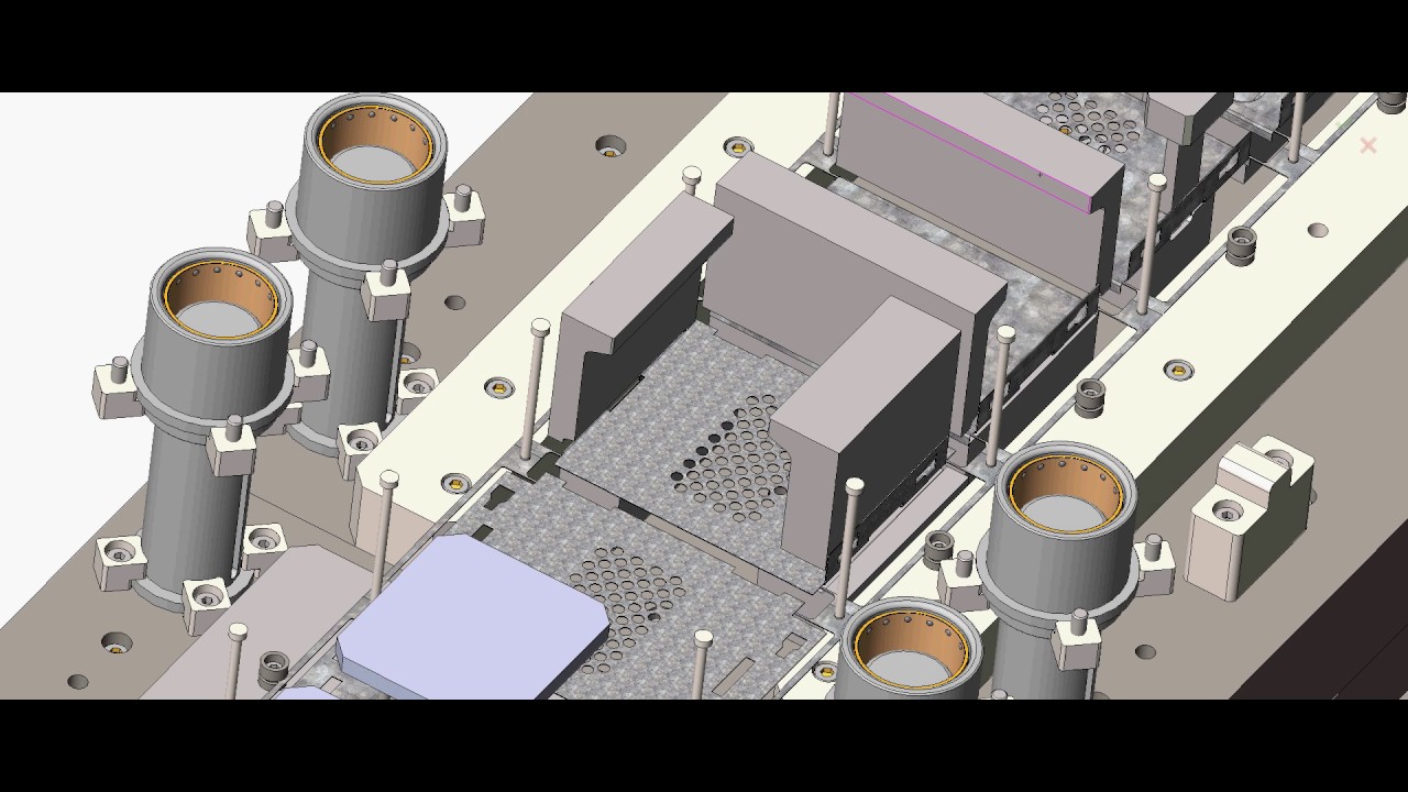Matriz progresiva pieza carcasa ordenador - YouTube