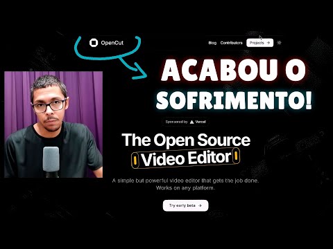 ✂️ Este é o OpenCut! É Literalmente o CapCut só que de código livre o.O