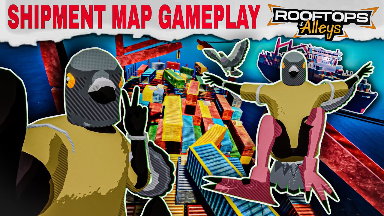 Container Ship Best MAP in Rooftops & Alleys | The Parkour Game - YouTube
