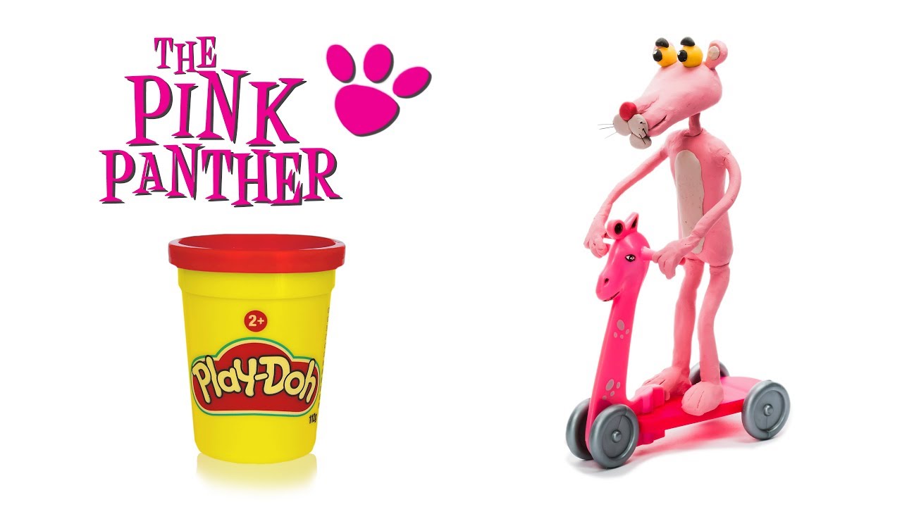 The Pink Panther - Car Race - Stop Motion Clay Animation - YouTube