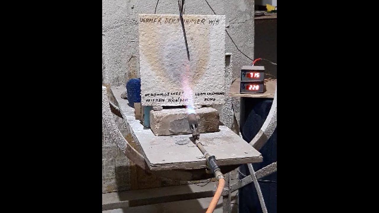 2 HOURS FIRE RATING DEMONSTRATION OF UGAM F R DUCT COATING FOR DUCT ...