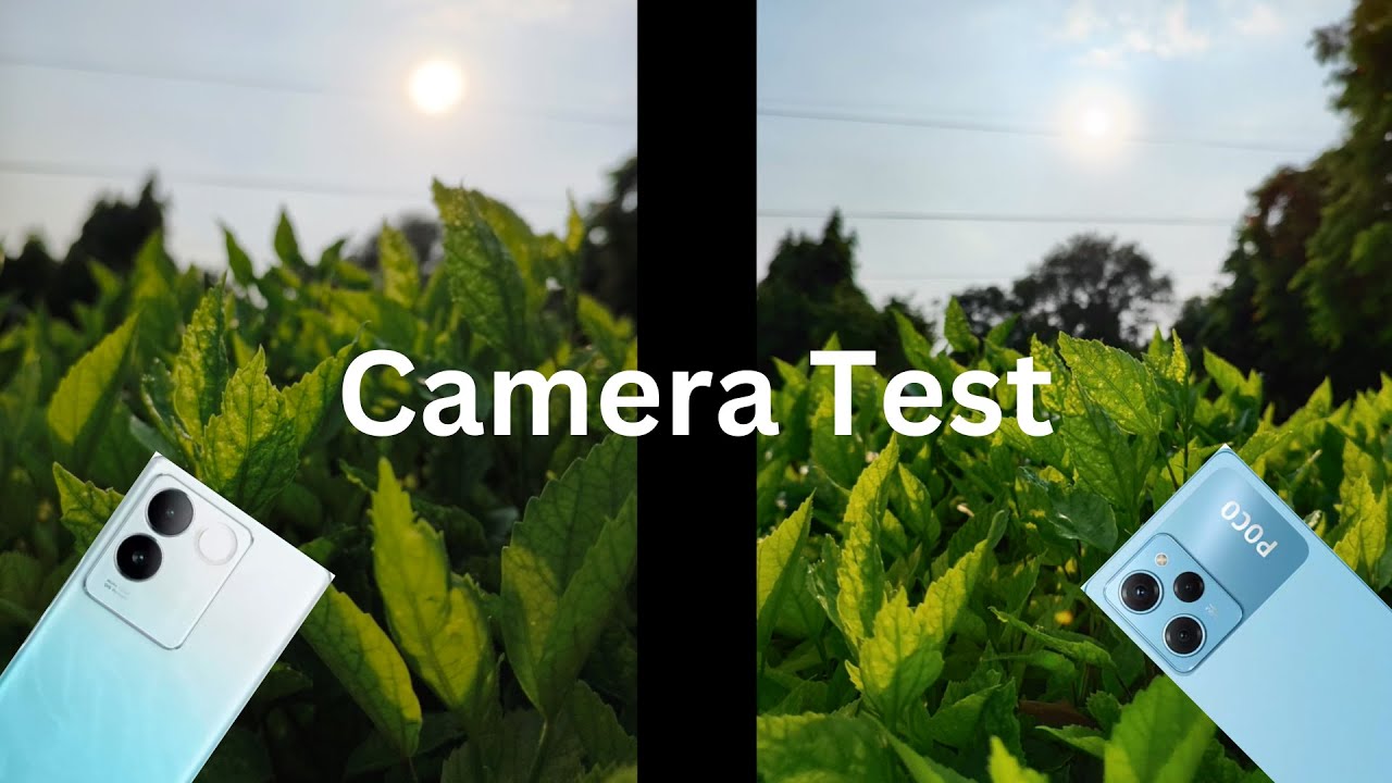 iqoo z7 pro vs poco x5 pro camera test - YouTube