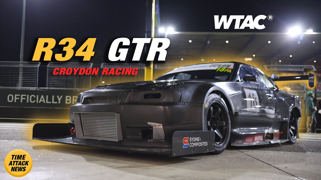 R34 Nissan GT-R Skyline by Croydon Racing - WORLD TIME ATTACK CHALLENGE ...