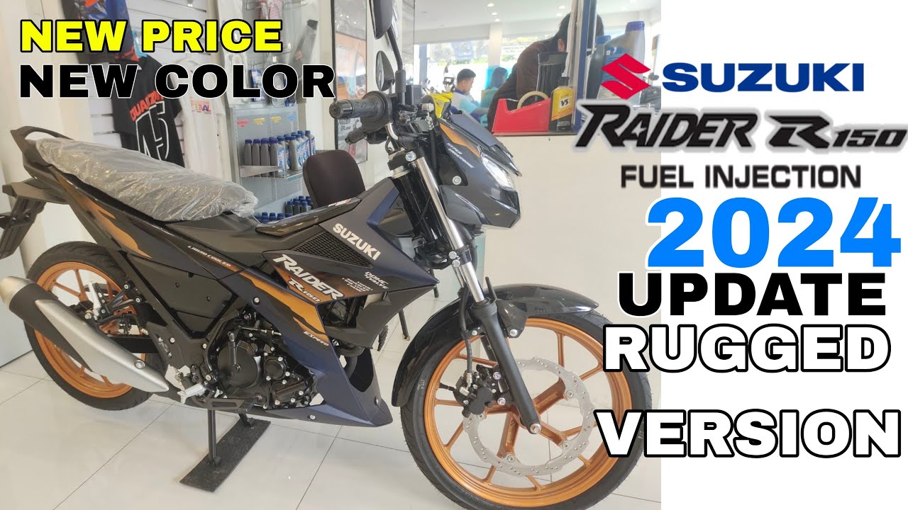 2024 SUZUKI RAIDER 150FI New Update _ Color & Price Increaee - YouTube