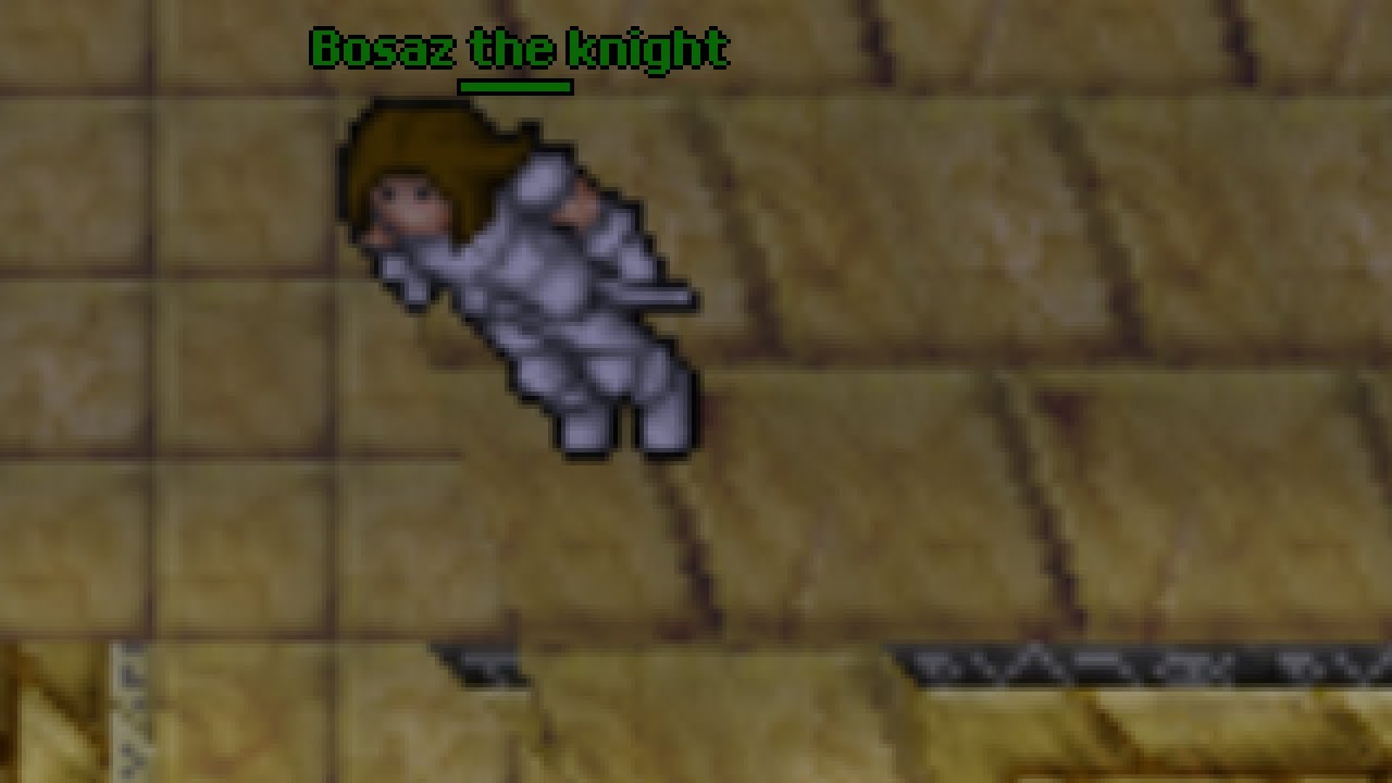 Bosaz the knight | ANKRAHMUN TOMBS (Calmera, Tibia 7.4) - YouTube