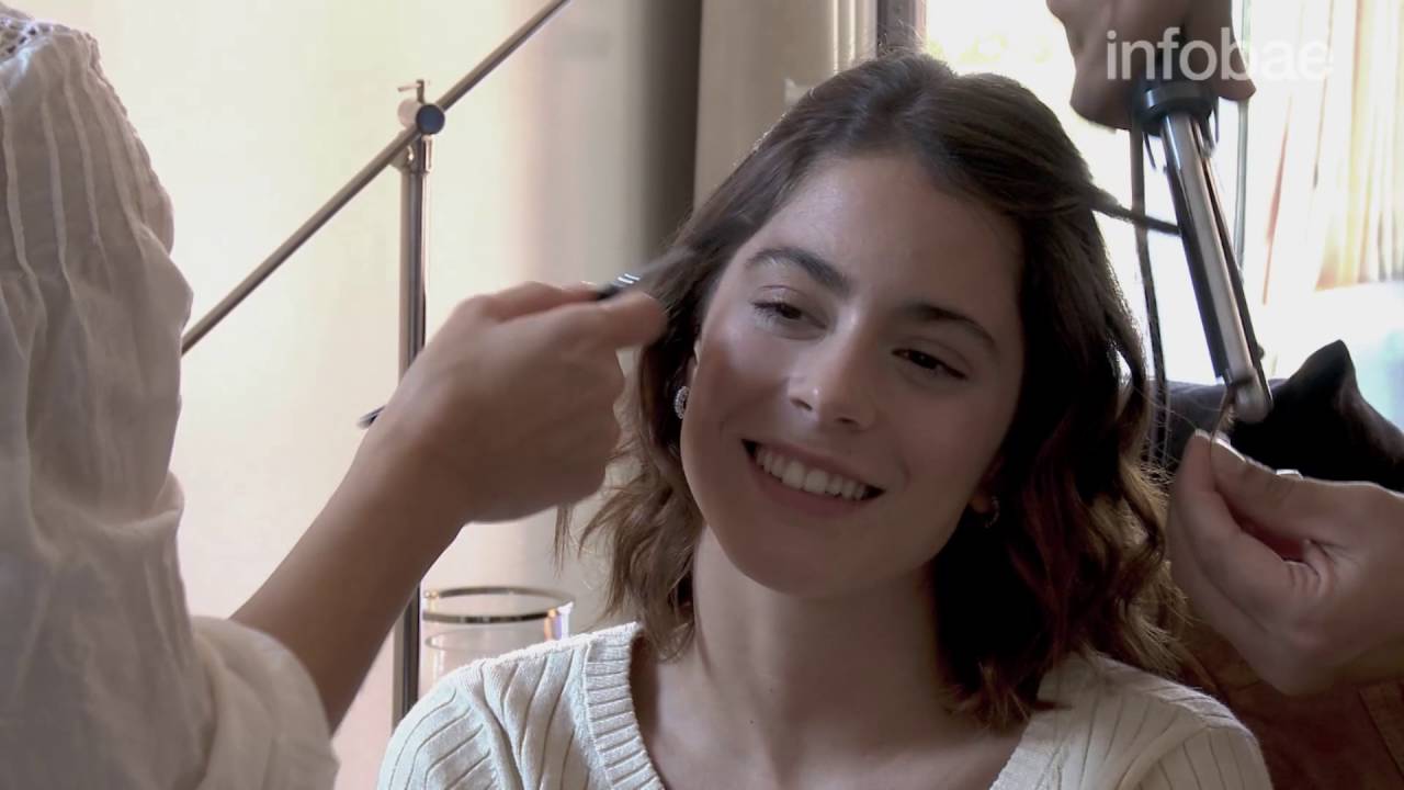 Tini Stoessel se prepara para una nota con Infobae - YouTube
