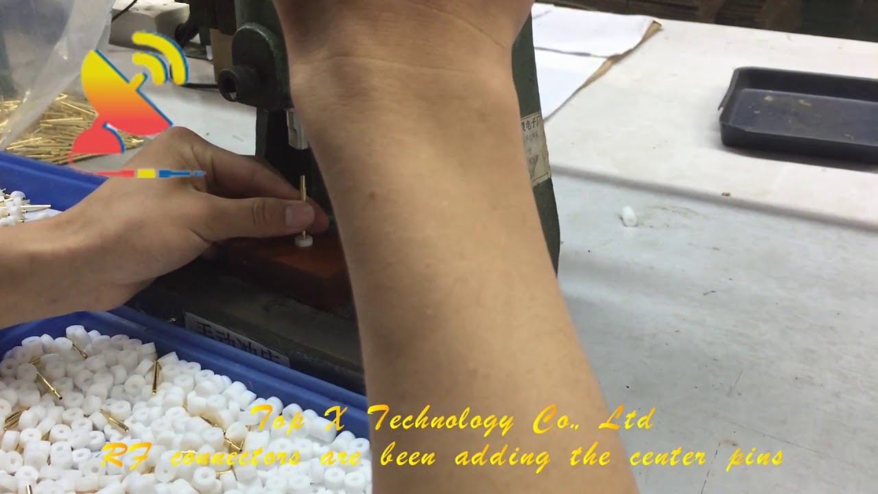 RF connectors are adding center pins - YouTube