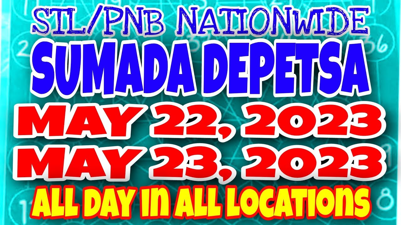 SUMADA DEPETSA MAY 22, & MAY 23, 2023 ALL DAY IN ALL LOCATIONS. - YouTube