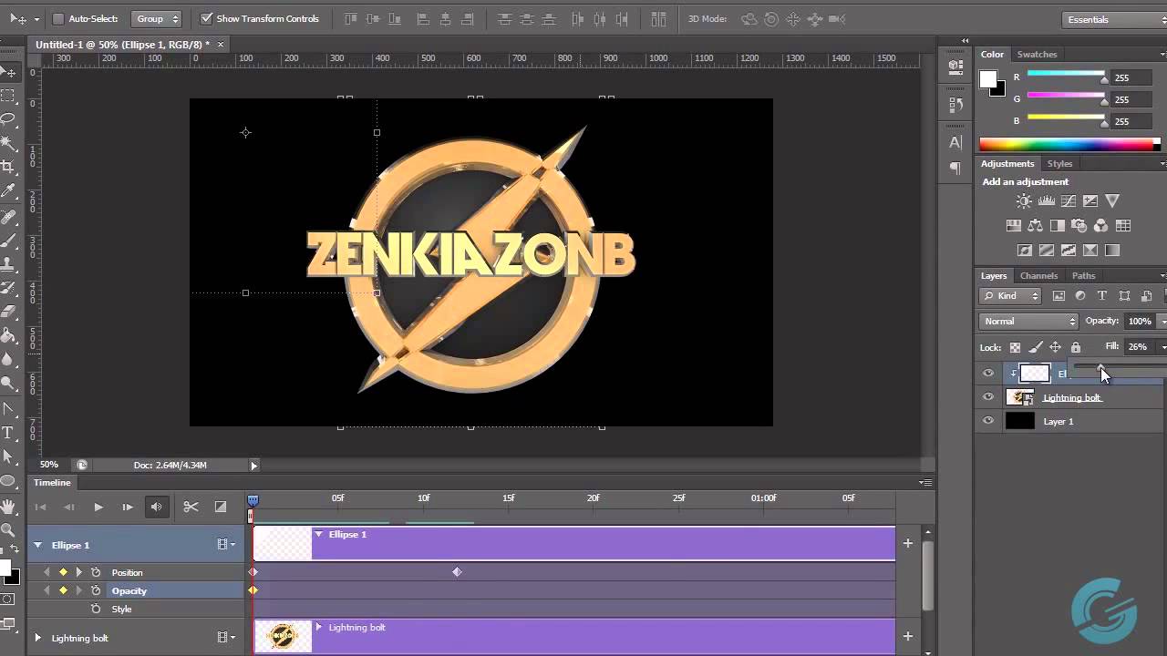 Photoshop Tutorial Machinima Animated Shine - YouTube
