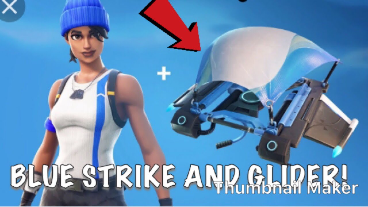 How to get the blue strike skin in fortnite! - YouTube