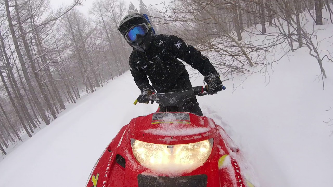 Snowmobiling in Japan in the hakkoda mountains 31mar2019 - YouTube