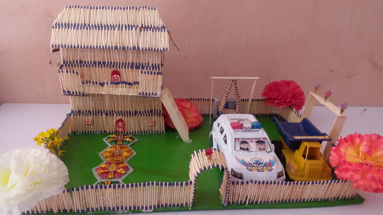 Match House Arts Amazing Matchsticks House Without Fire||Beautiful ...