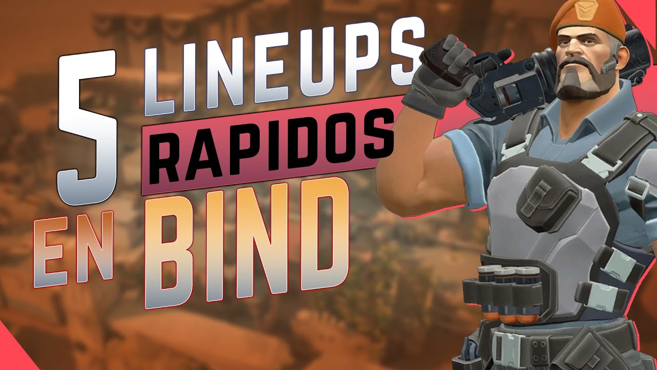 5 Lineups RAPIDOS en BIND con BRIMSTONE 🌋- Guia fundamental Valorant ...